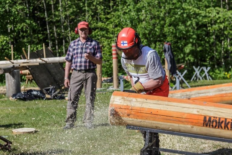 Moottorisahauksen SM-kilpailut - Tunne metsä Moottorisahauksen SM-kilpailut - Tunne metsä